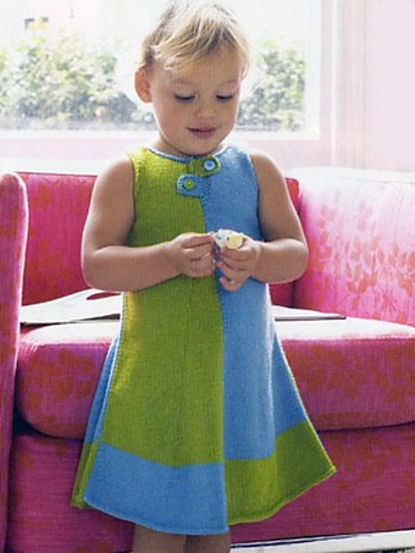 Ravelry: #24 Mondrian dress pattern by Debbie Bliss