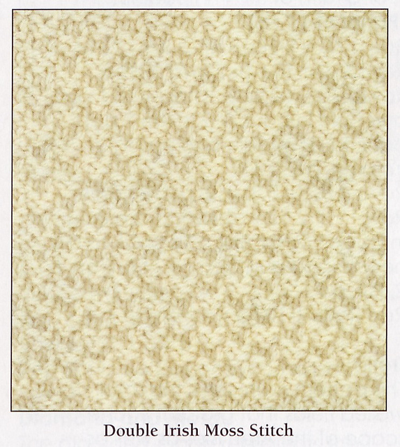 Ravelry: Double Irish Moss Stitch pattern by Pat Harste