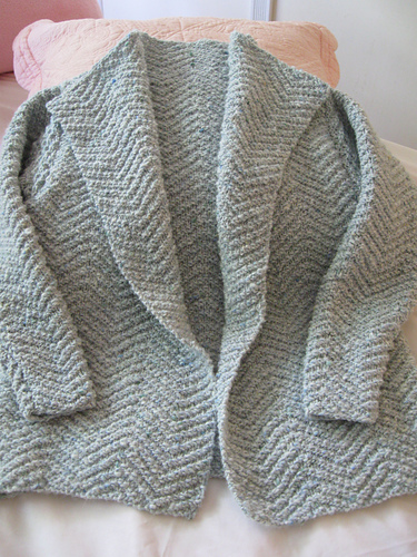 Ravelry: # 08 Herringbone Open Jacket pattern by Debbie Bliss