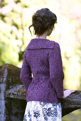 Ravelry: Calluna Cardigan pattern by Kerin Dimeler-Laurence
