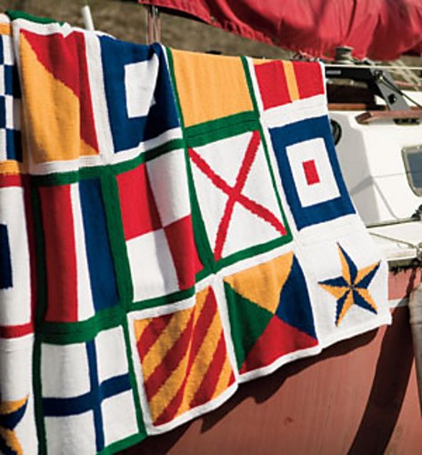 Ravelry: Nautical Blanket pattern by Nina Isaacson