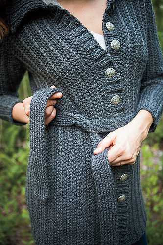 Ravelry: Belted Coat pattern by Holli Yeoh
