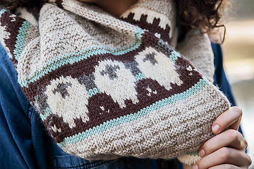 Ravelry: Infinite Sheep Scarf pattern by Erica Jackofsky (Fiddle Knits ...