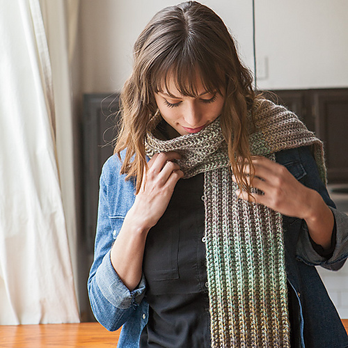 Ravelry: Slipped Rib Scarf pattern by Emily Guise