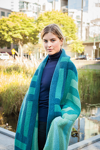 Ravelry: Ombre Knit Quilt pattern by Melina Flynn