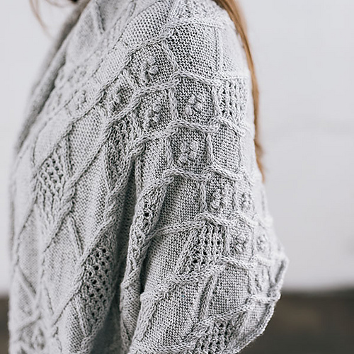 Ravelry: Winding Cable Wrap pattern by Keiko Kikuno