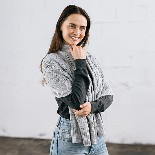 Ravelry: Winding Cable Wrap pattern by Keiko Kikuno