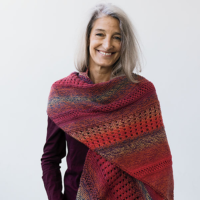 Ravelry: Sedona Sunset Wrap pattern by Jenny Williams