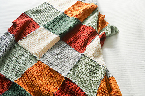 Ravelry: Block Blanket pattern by Knitting with Chopsticks