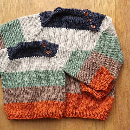 Ravelry: Paint Colorblock Baby & Children Sweater pattern by Knitting ...