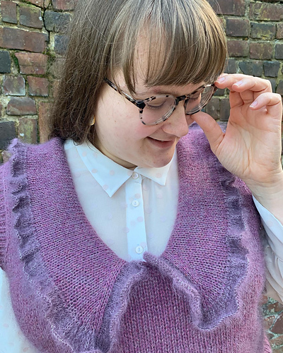 Ravelry: Chantilly Vest pattern by Laura Penrose