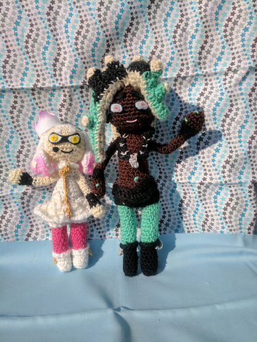 Ravelry: Splatoon 2 Pearl and Marina pattern by Geekiegurumi