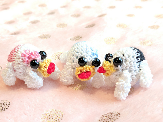 Ravelry: Yoshi and Poochy's Woolly World Pups pattern by Geekiegurumi