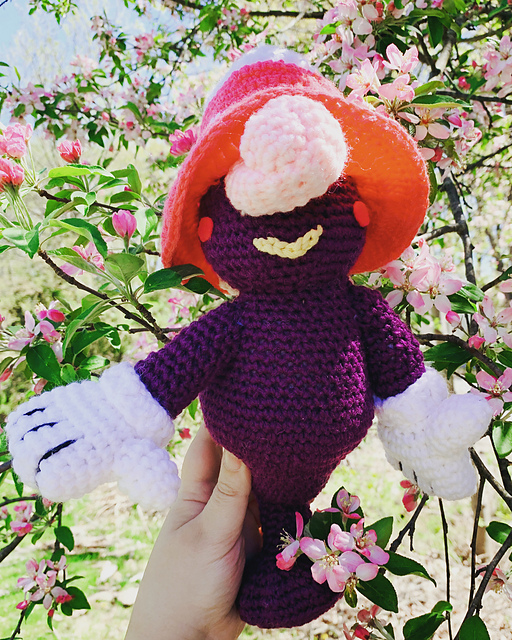 Ravelry: Vivian Paper Mario TTYD pattern by Geekiegurumi