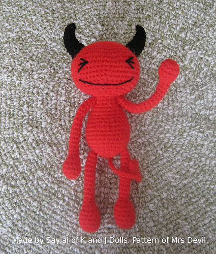 Ravelry: Red Devil pattern by Sayjai Thawornsupacharoen