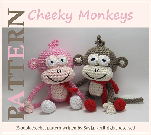 Ravelry: Cheeky Monkeys pattern by Sayjai Thawornsupacharoen
