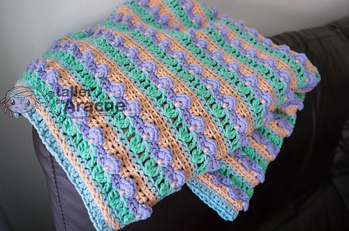 Ravelry: Pastel Spring Afghan pattern by Karol Sofía