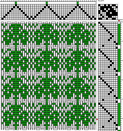 Ravelry: KarenandDolly's Shamrocks on my HD Loom