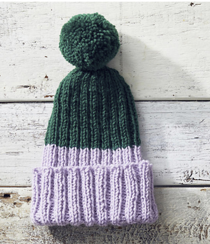 Ravelry: Easy Peasy Knit Hat pattern by Yarnspirations Design Studio