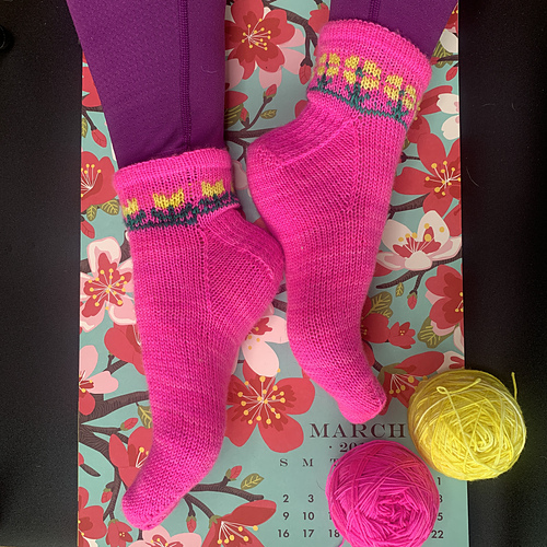 Ravelry: Frühlingssocken pattern by Karin Bachmann