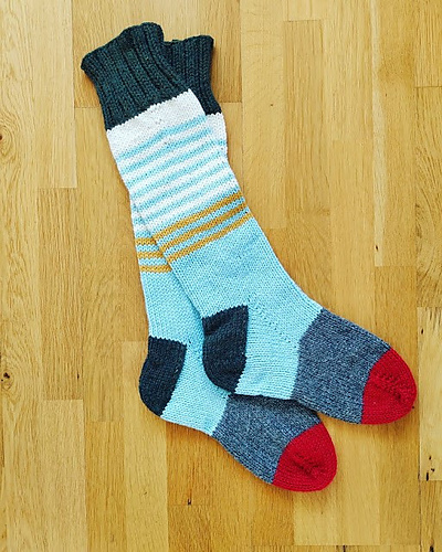 Ravelry: Hygge Hytte Socks pattern by Karen Karn