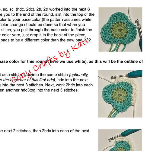 Ravelry: Pawprint Temperature Blanket pattern by Cozy Crafts by Kati