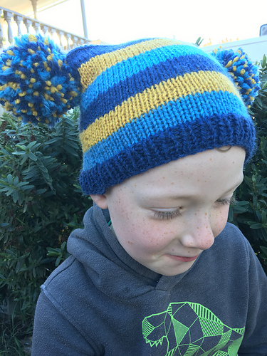 Ravelry: Boy Stripe Easy Beanie pattern by Kate Blakemore