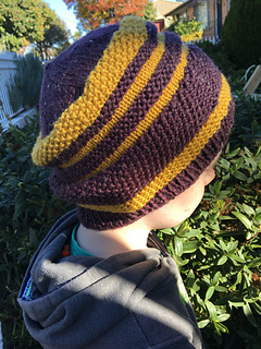 Ravelry: Easy Peasy Patterning Beanie pattern by Kate Blakemore