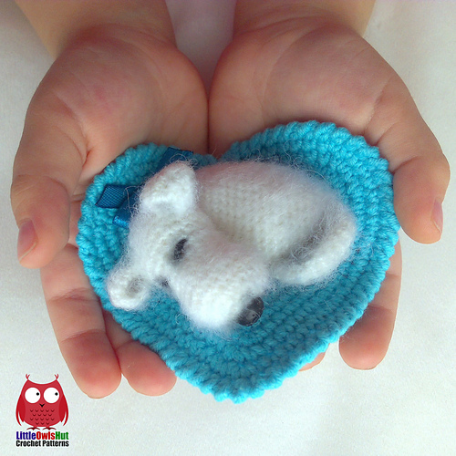 Ravelry: 165 Cuddly-Wuddly Dog Beemka and heart pattern by LittleOwlsHut