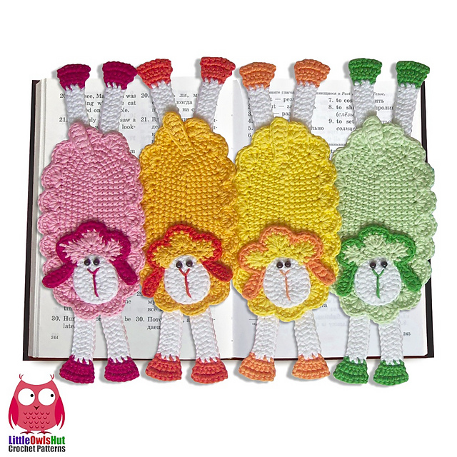 Ravelry: 054 Sheep Bookmark or decor pattern by LittleOwlsHut