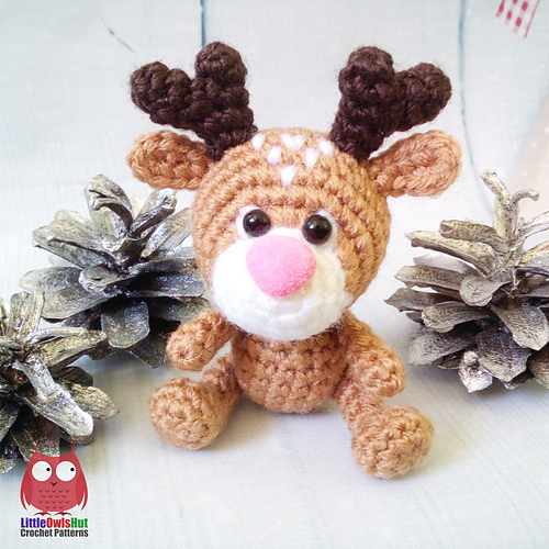 Ravelry: 237 Little Deer Rudolf pattern by LittleOwlsHut