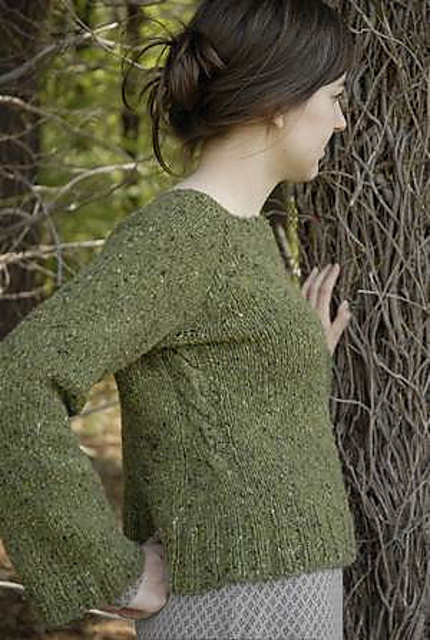 Ravelry: Side Cable Sweater pattern by Kate Jackson