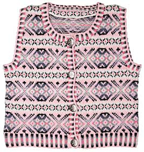 Ravelry: Little Princess Child's Vest pattern by Ann Druce-Hoffman