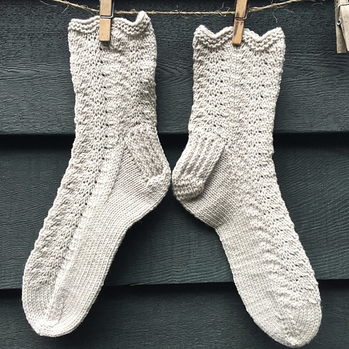Ravelry: Ripple Wave Socks pattern by Kate Lore Designs
