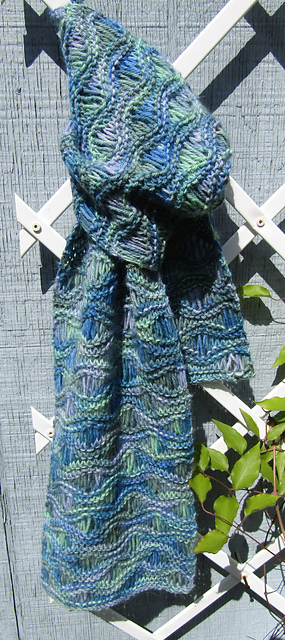 Ravelry: Ocean Waves Scarf pattern by Kathe Christensen
