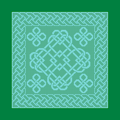 Ravelry: Celtic Love Knots Tablecloth pattern by Kathleen Fields
