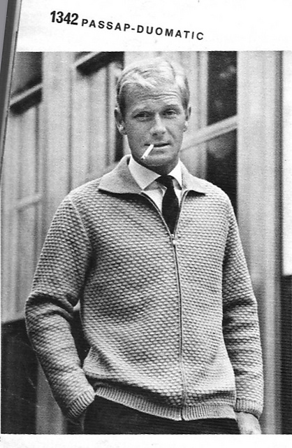 Ravelry: 1342 Men's Lumber-Jacket pattern by Passap Design Team