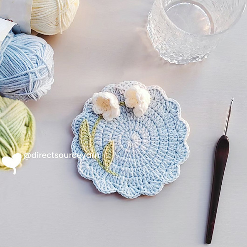 Ravelry: Lily of the Valley Coaster pattern by Kathy Leung