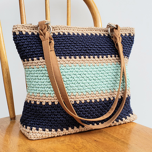 Ravelry: Boardwalk Shoulder Bag pattern by Kathy Olivarez