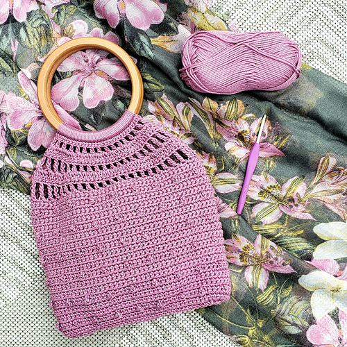 Ravelry: Garden Party Bag pattern by Kathy Olivarez