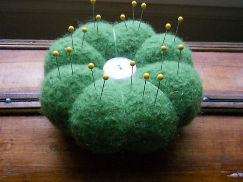 Ravelry: Felted Pin Cushion pattern by Jennifer Pace, Pipp's Purses