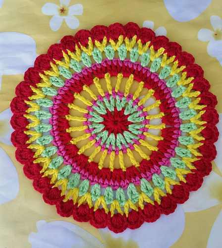 Ravelry: Morning Sun Mandala Doily pattern by Defne Tegmen