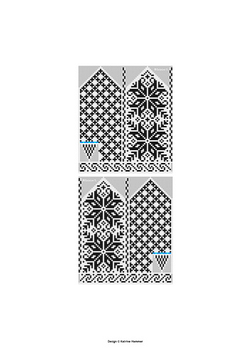 Ravelry: Norwegian Rose - Selbu mittens pattern by Katrinine