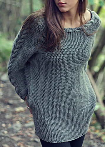Ravelry: River Braid Sweater pattern by Katrinine