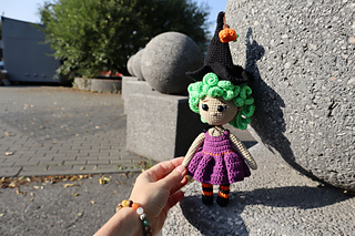 Ravelry: Halloween witch Alexa pattern by Katrin Sutyagina