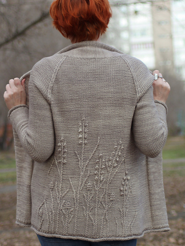 Ravelry: Winter Weeds Cardigan pattern by Katya Gorbacheva