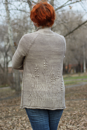 Ravelry: Winter Weeds Cardigan pattern by Katya Gorbacheva