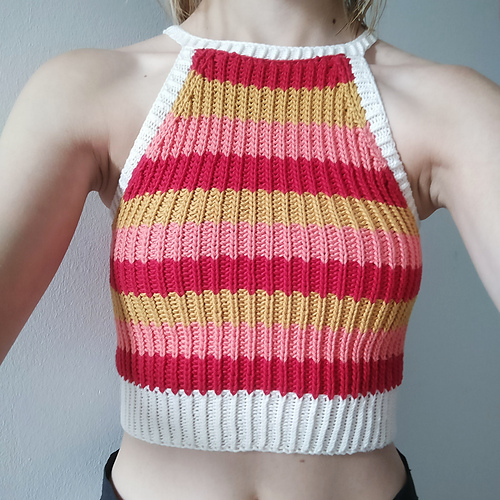 Ravelry: One Stop Crop Top pattern by Emily Manasc