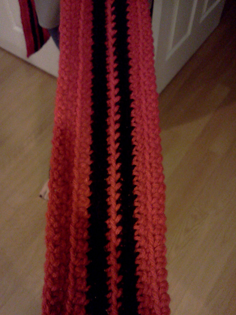 Ravelry: Vertical Stripes Scarf pattern by Polka Dot