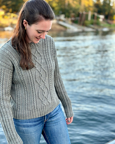 Ravelry: Tryon Creek Pullover pattern by Kay Hopkins